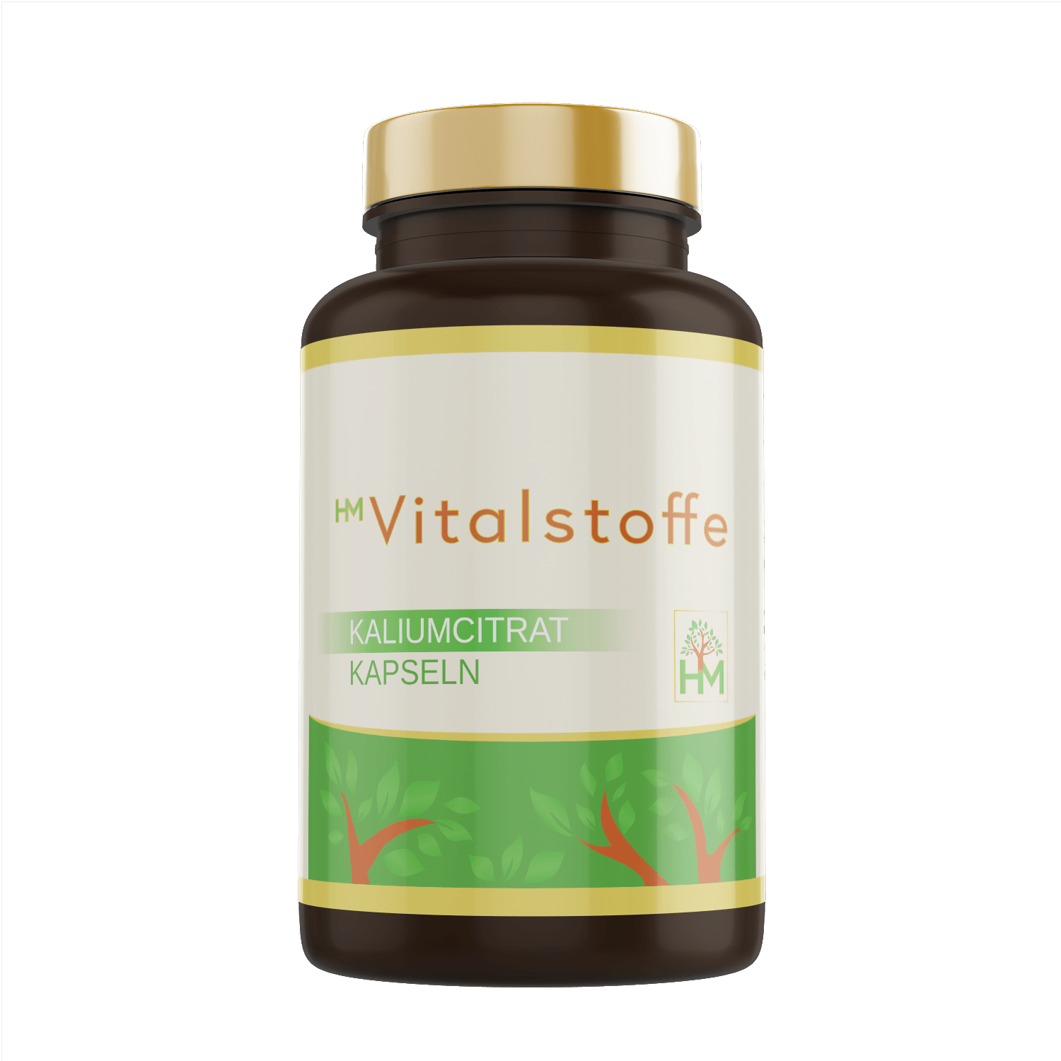 Kalium Citrat (60 Kapseln oder 300g Pulver) - HM Vitalstoffe