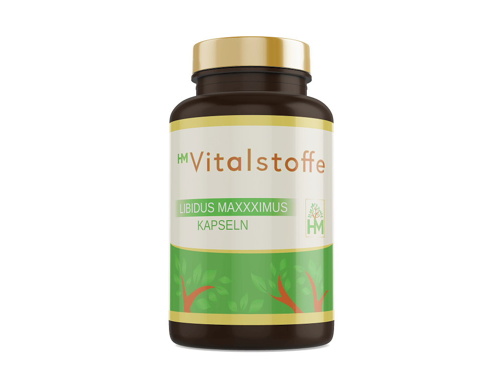 Natürliches Potenzmittel - Libidus Maxxximus (180 Kapseln) - HM Vitalstoffe